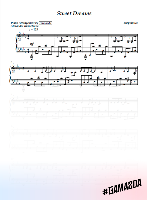 Eurythmics - Sweet Dreams - Gamazda